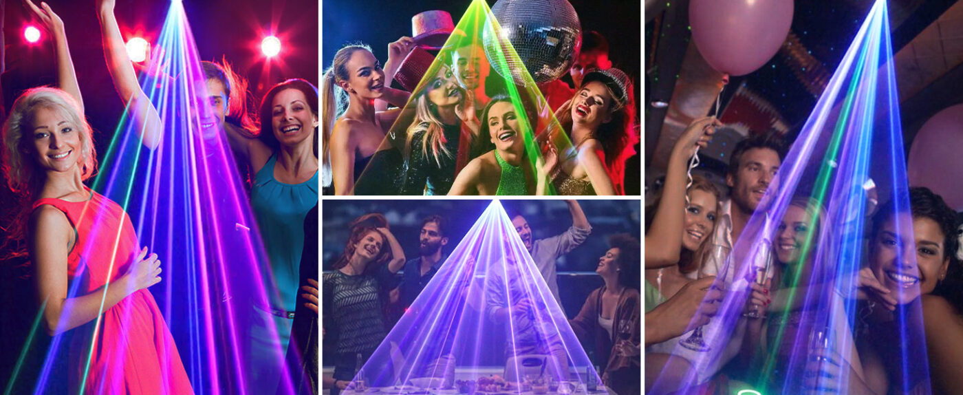 Flashback Events Dance Party Lights DJ Light Animated Laser Party Light ...