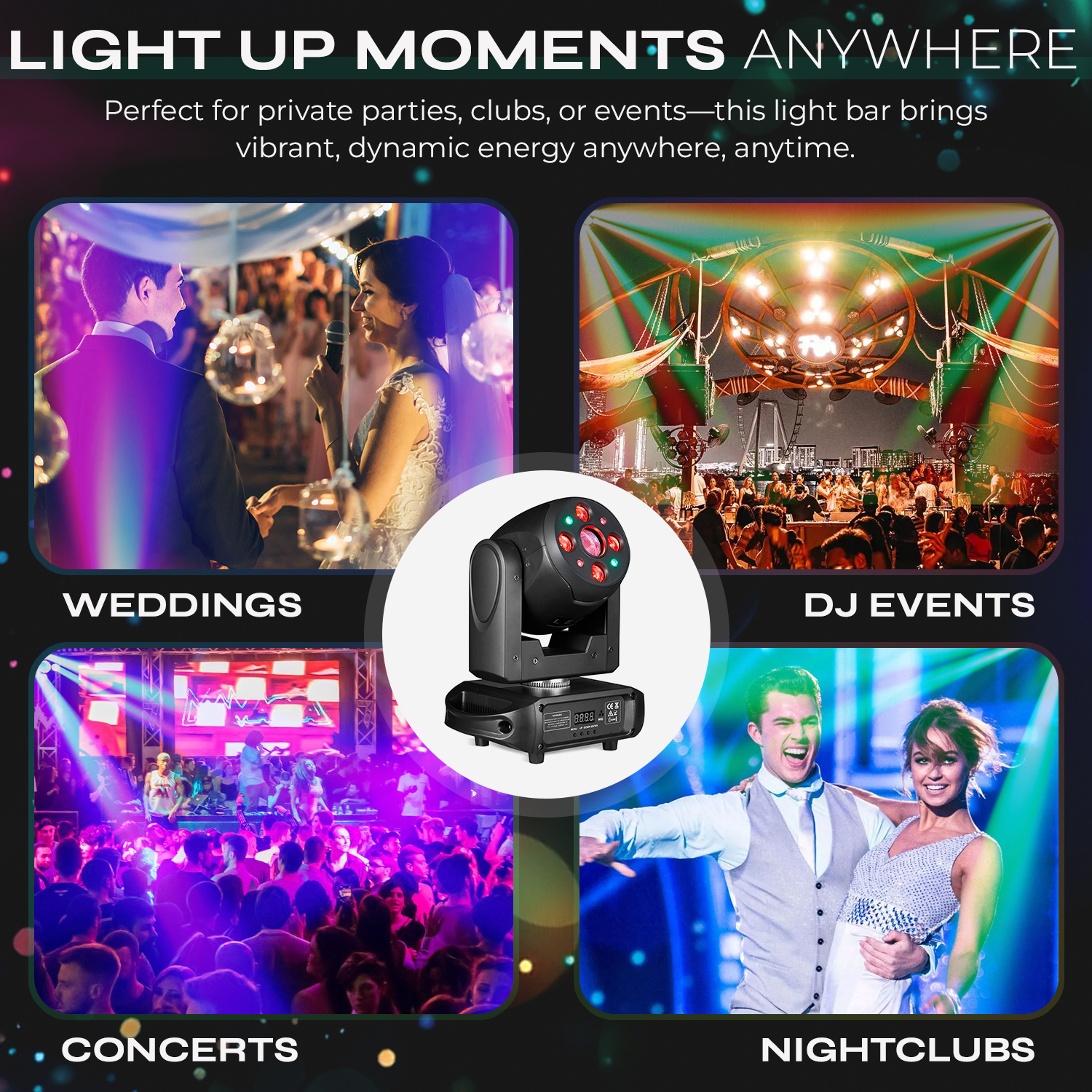 Dance Party Lights – Party Lights, DJ lighting, Stage Lighting ...